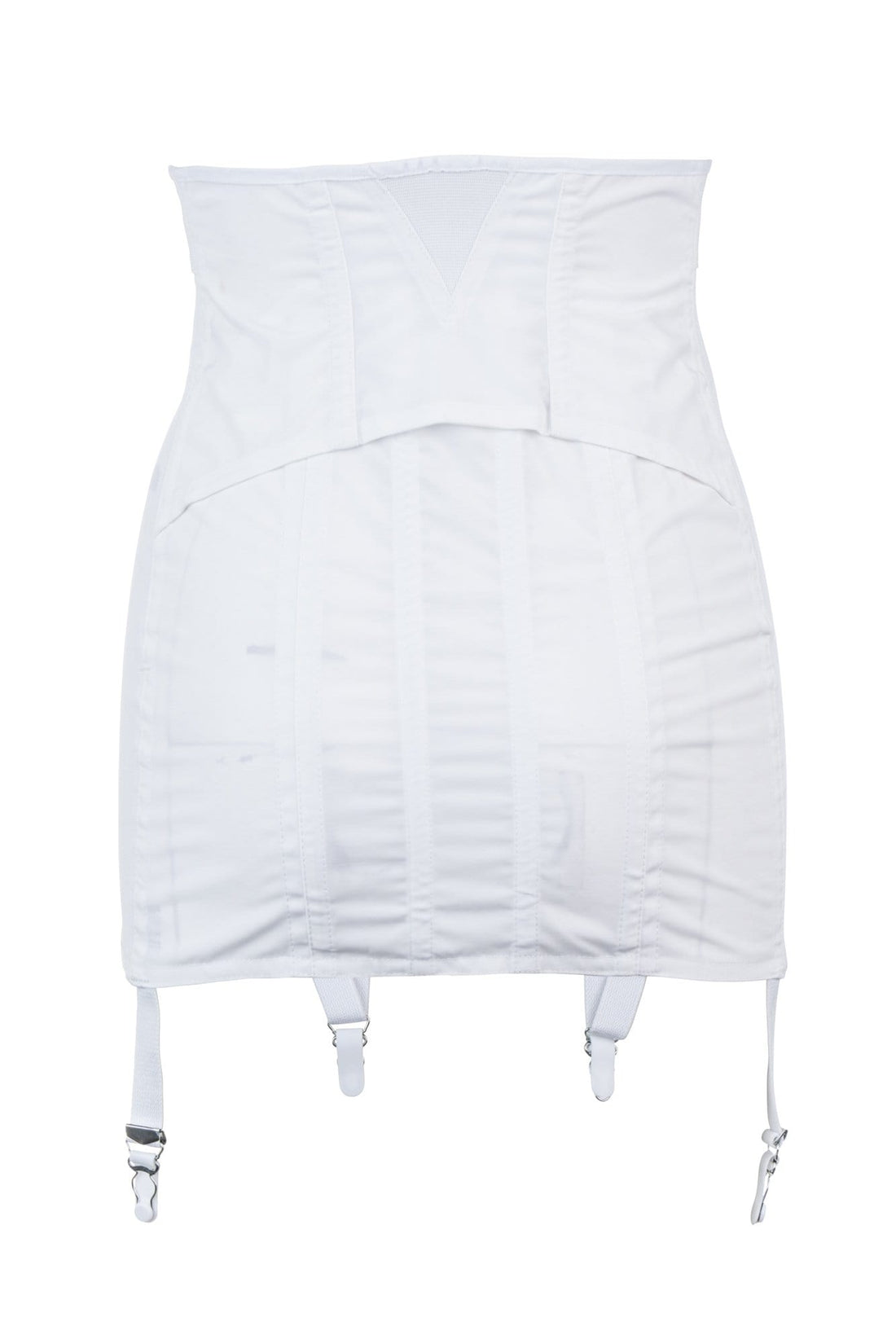 White Girdle with Side Hooks | Waist Control Girdle | Rago