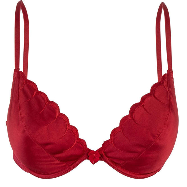 Cortland Style 7189 Underwire Plunge Bra - Red & More – Rago Shapewear