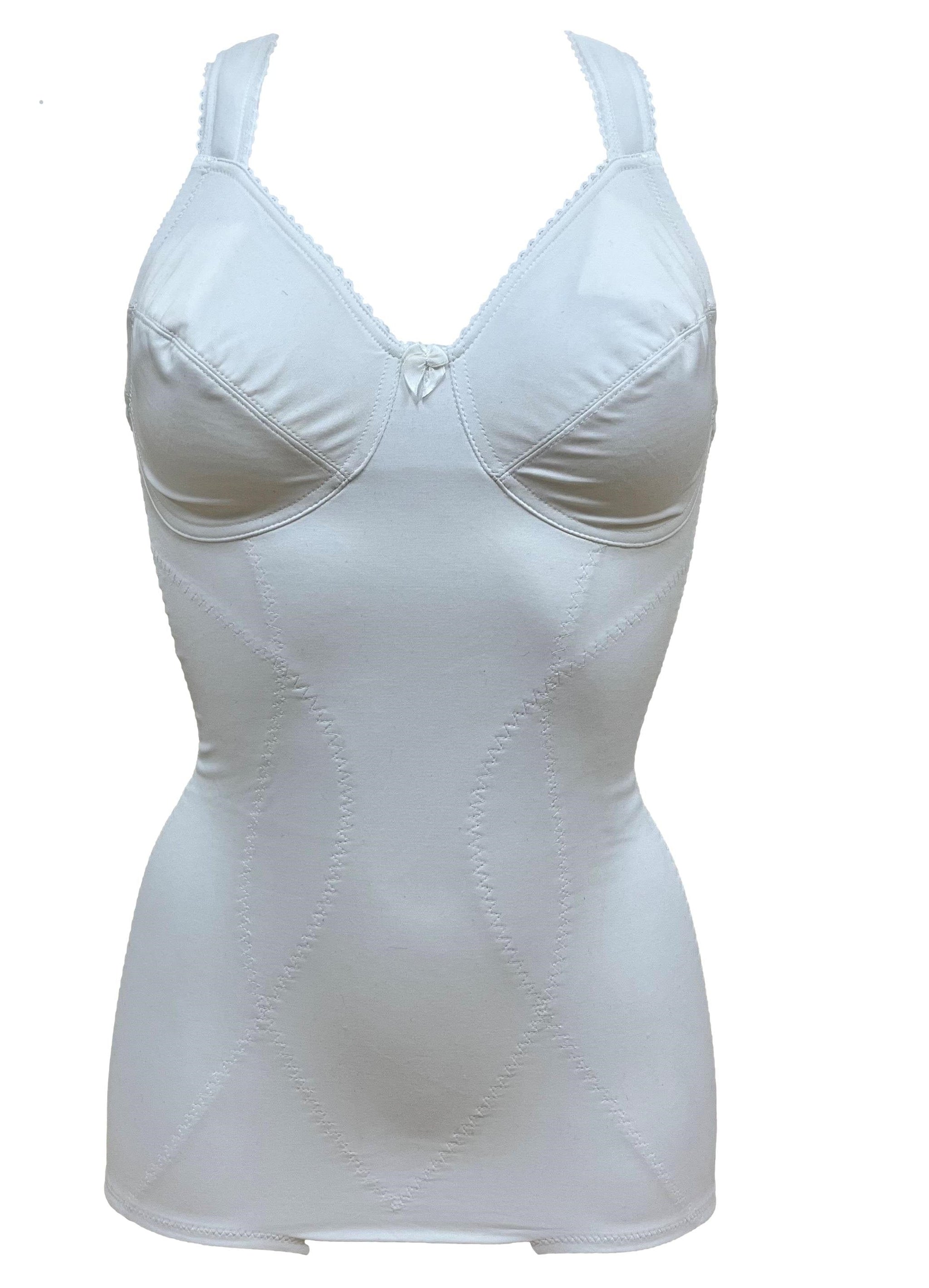 Rago Style 8614 Wide Strap Bodysuit/Body Shaper - Soft Cup – Rago Shapewear